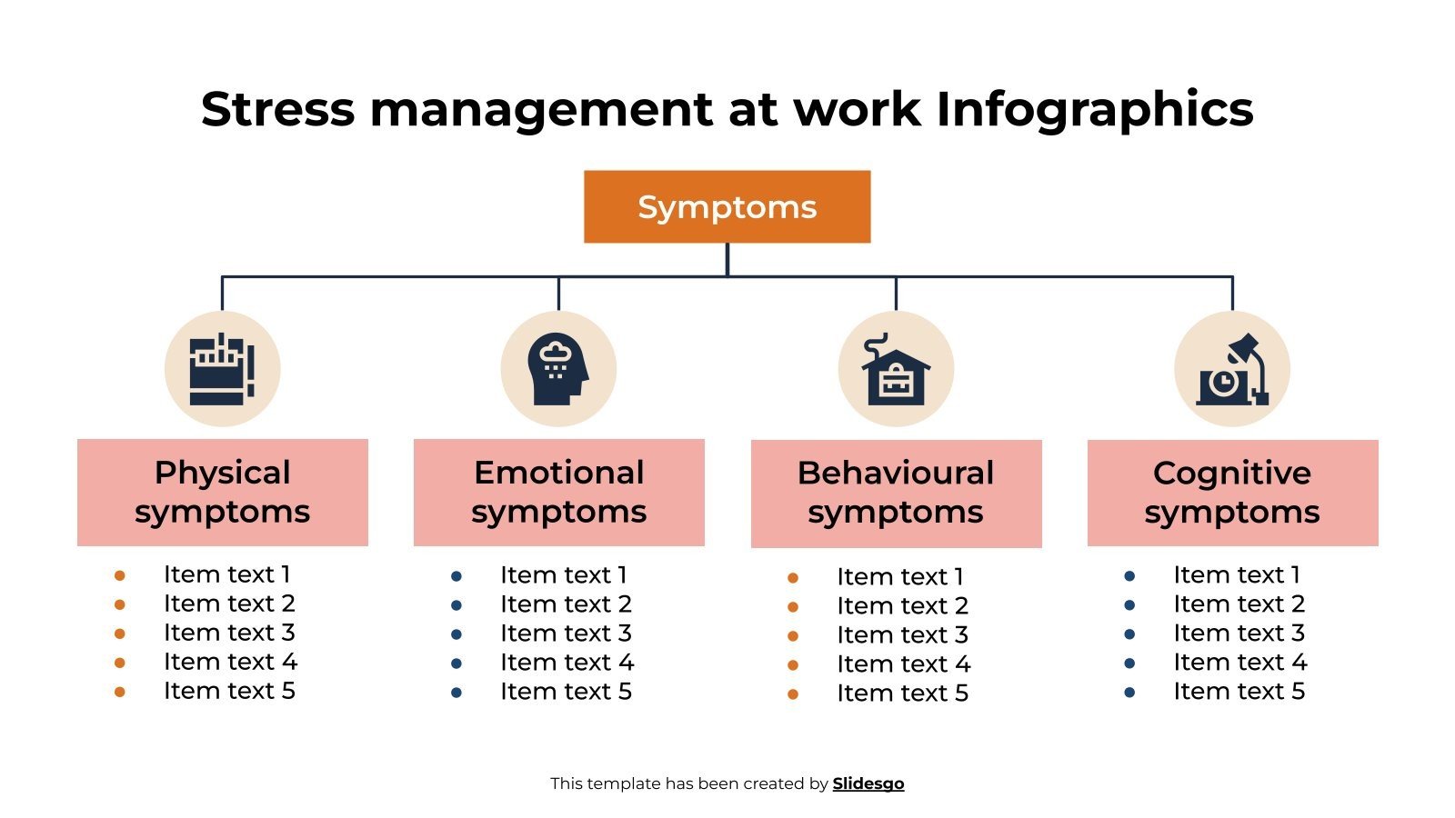 Stress Management at Work Infographics