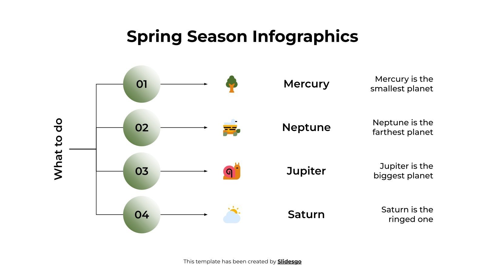 Spring Season Infographics Template