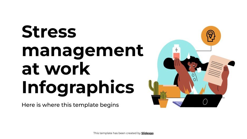 Stress Management at Work Infographics Template