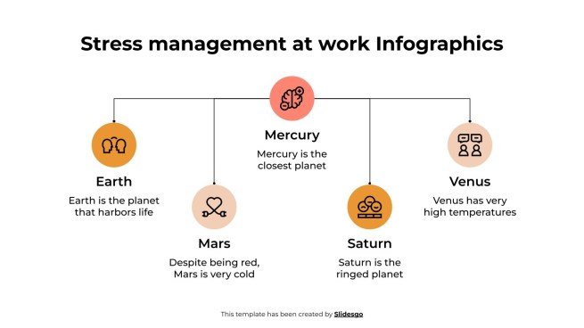 Stress Management at Work Infographics Template
