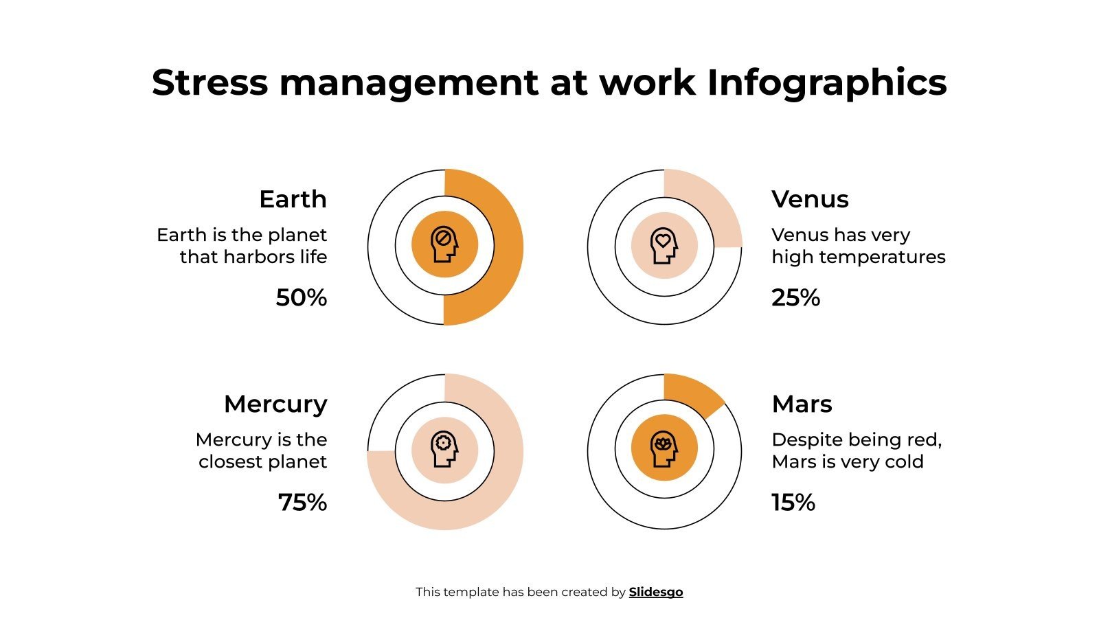Stress Management at Work Infographics Template