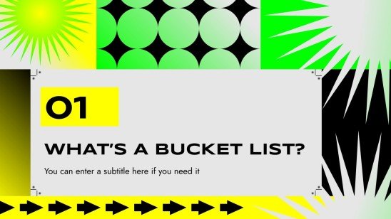 Bucket List Assignment for High School Presentation