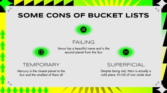 Bucket List Assignment for High School Presentation