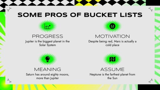 Bucket List Assignment for High School Presentation