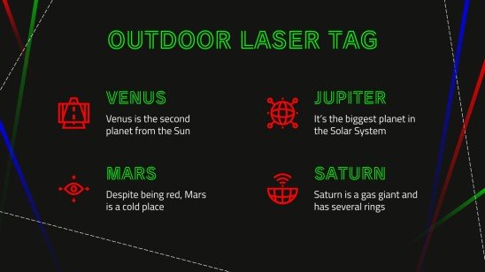 Laser Tag Party! Presentation