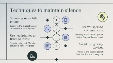 Keep Silence Presentation Template Presentation