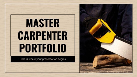 Master Carpenter Portfolio Presentation