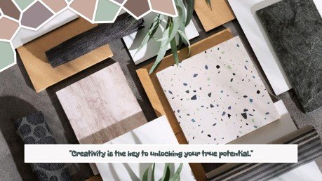 Stone Mosaic Style Portfolio Presentation