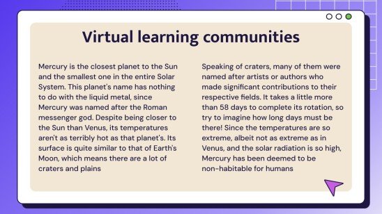 Virtual Learning Communities Presentation