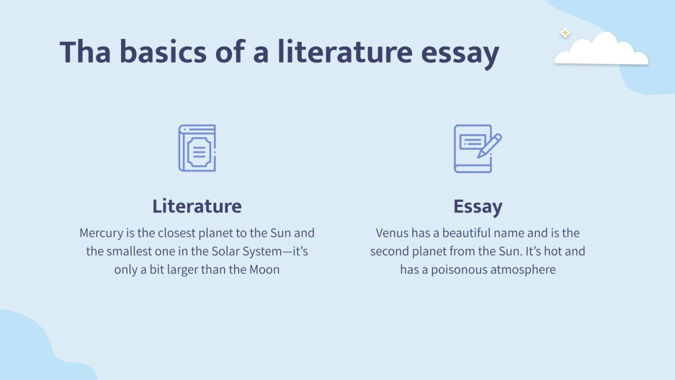 Language Arts Subject for High School: Literary Essay