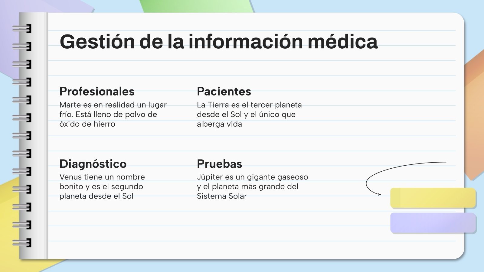 Medical Notebook Presentation