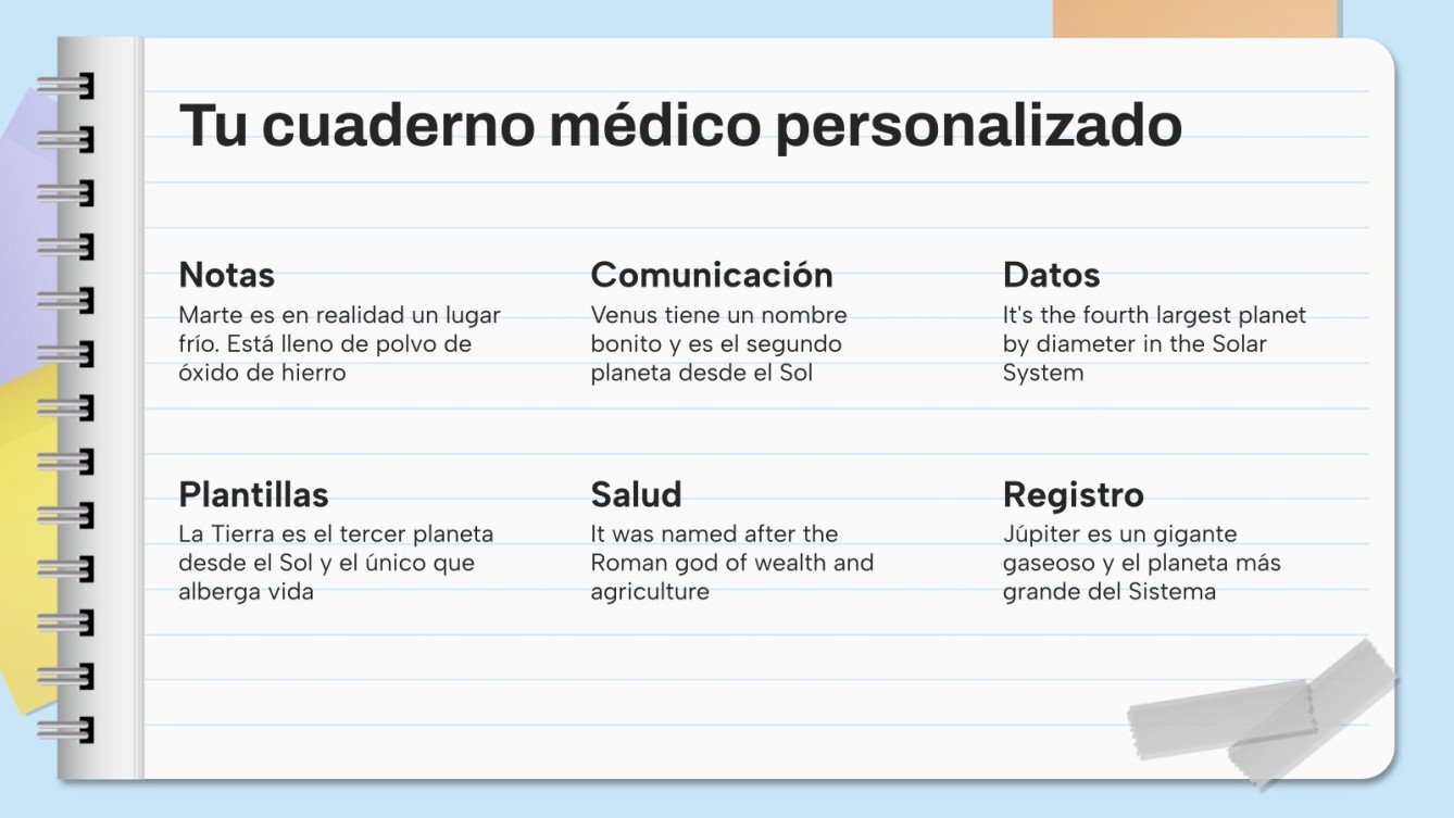 Medical Notebook Presentation