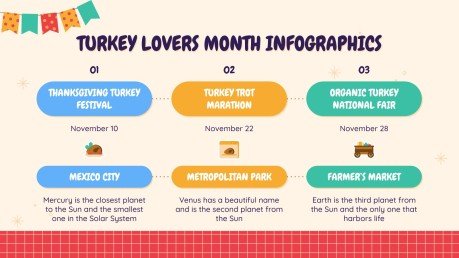 Turkey Lovers Month Infographics Presentation