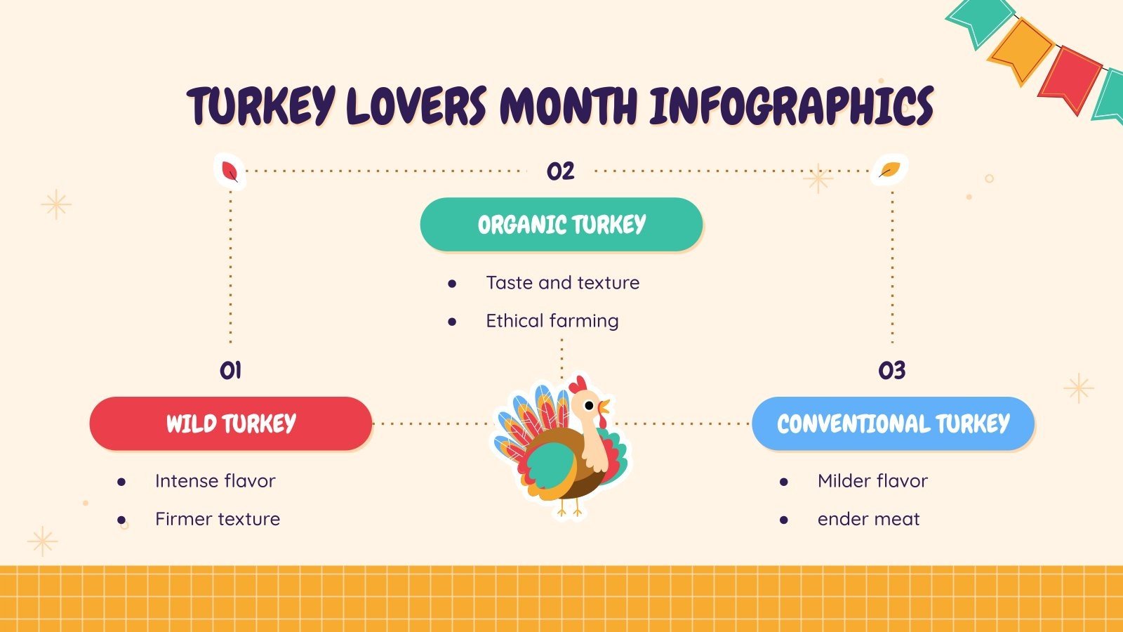 Turkey Lovers Month Infographics Presentation