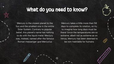 Back to School Info for Parents & Students Presentation