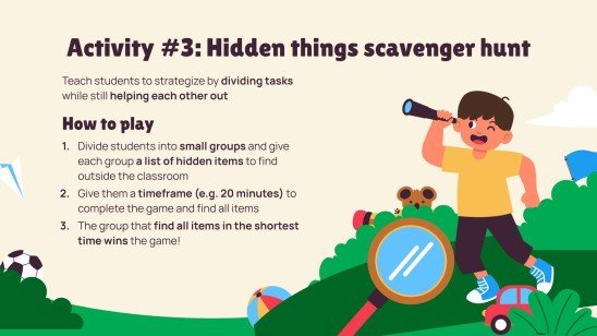 Collaboration Activities for Elementary Presentation