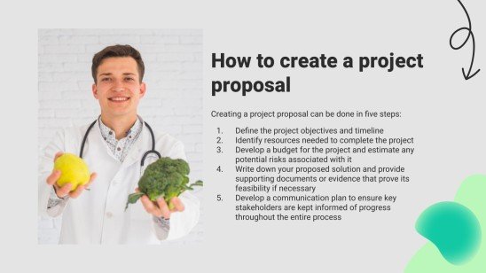 Hospital Nutrition Plan Project Proposal Presentation