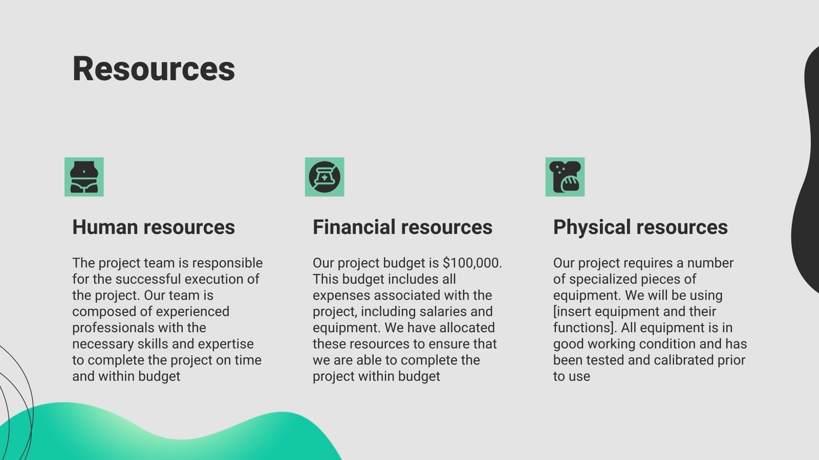 Hospital Nutrition Plan Project Proposal Presentation