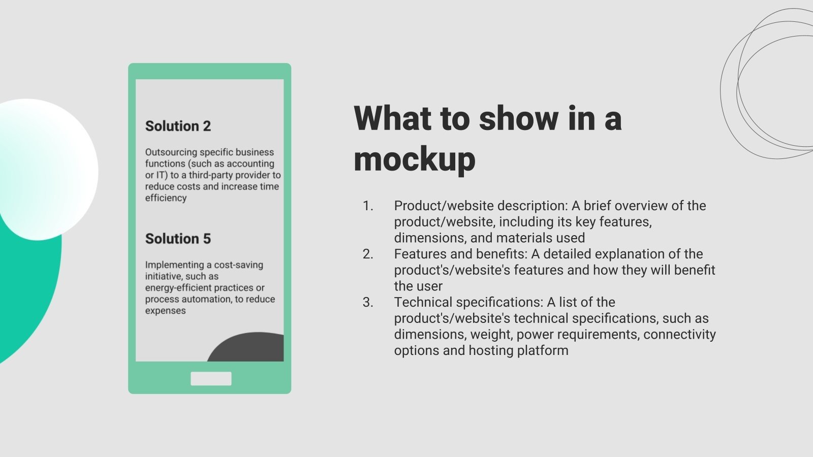 Hospital Nutrition Plan Project Proposal Presentation