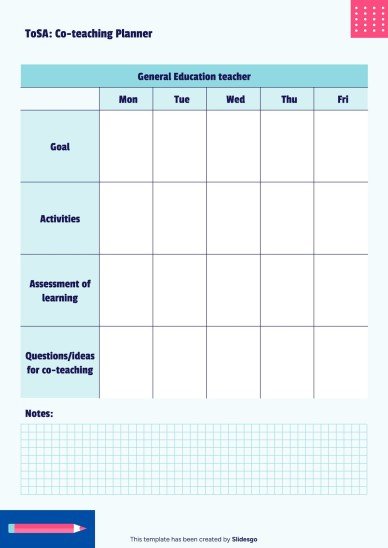 TOSA - Co-teaching Template Presentation