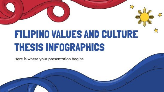 Filipino Values and Culture Thesis Infographics Presentation