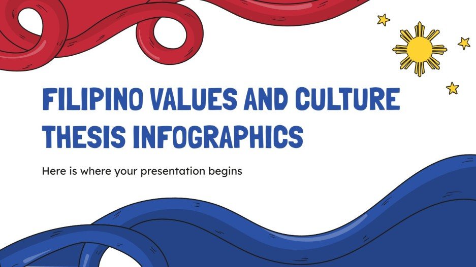 Filipino Values and Culture Thesis Infographics Presentation