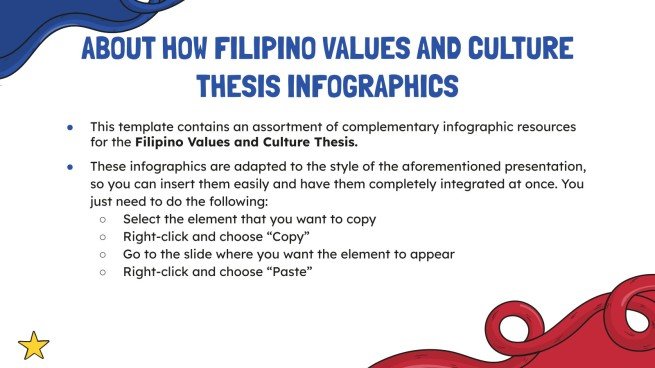 Filipino Values and Culture Thesis Infographics Presentation