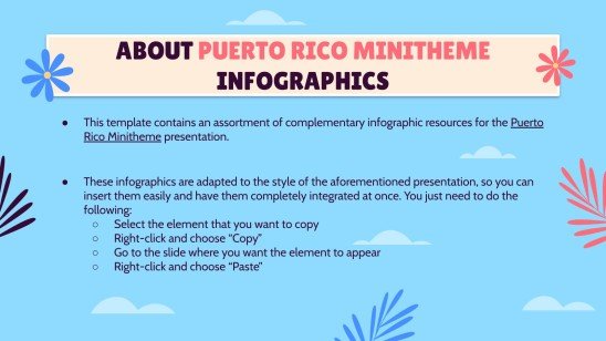 Puerto Rico Minitheme Infographics Template