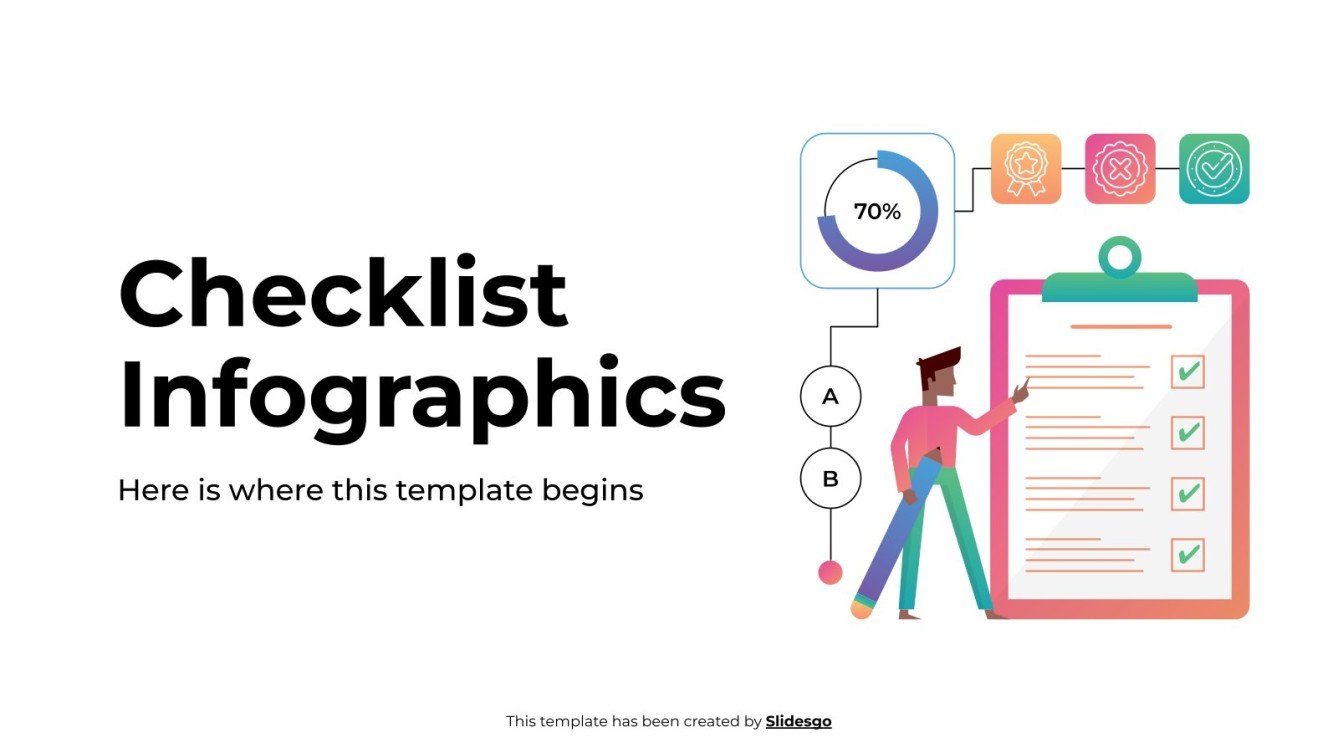 Checklist Infographics Template