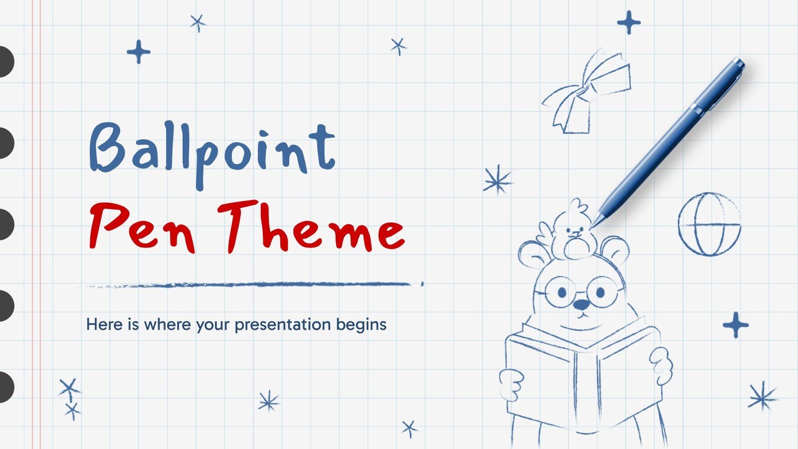 Ballpoint Pen Theme Presentation