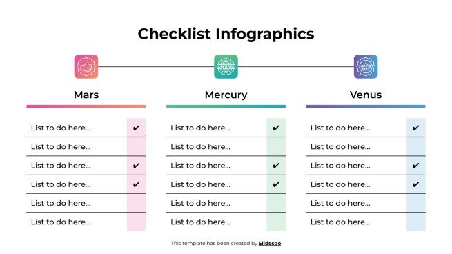 Checklist Infographics Template