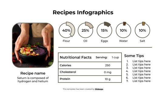 Recipes Infographics Template