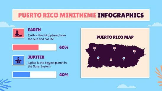 Puerto Rico Minitheme Infographics Template