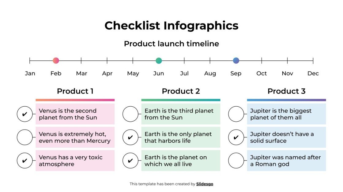 Checklist Infographics Template