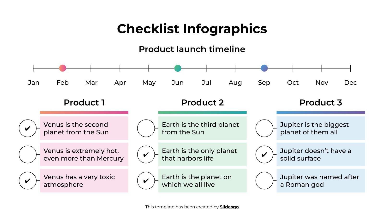 Checklist Infographics Template