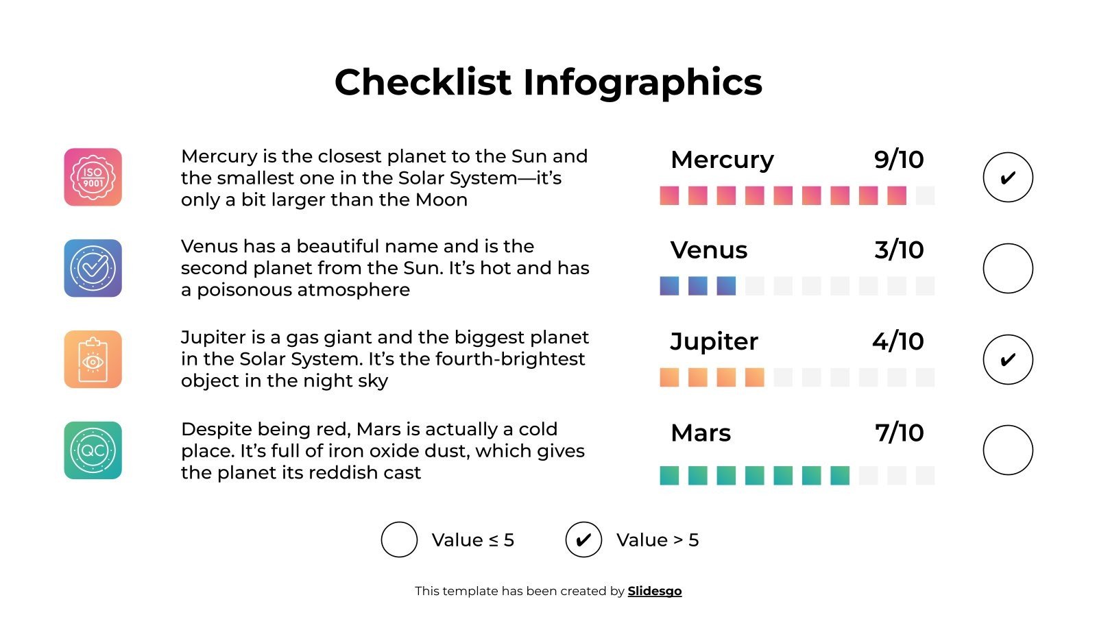 Checklist Infographics Template