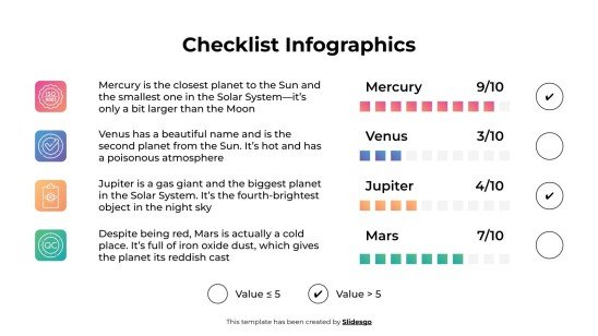 Checklist Infographics Template