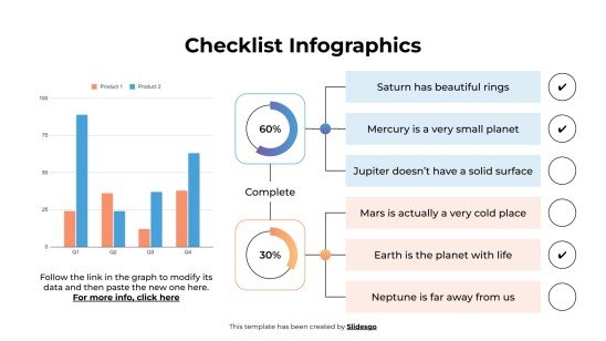 Checklist Infographics Template