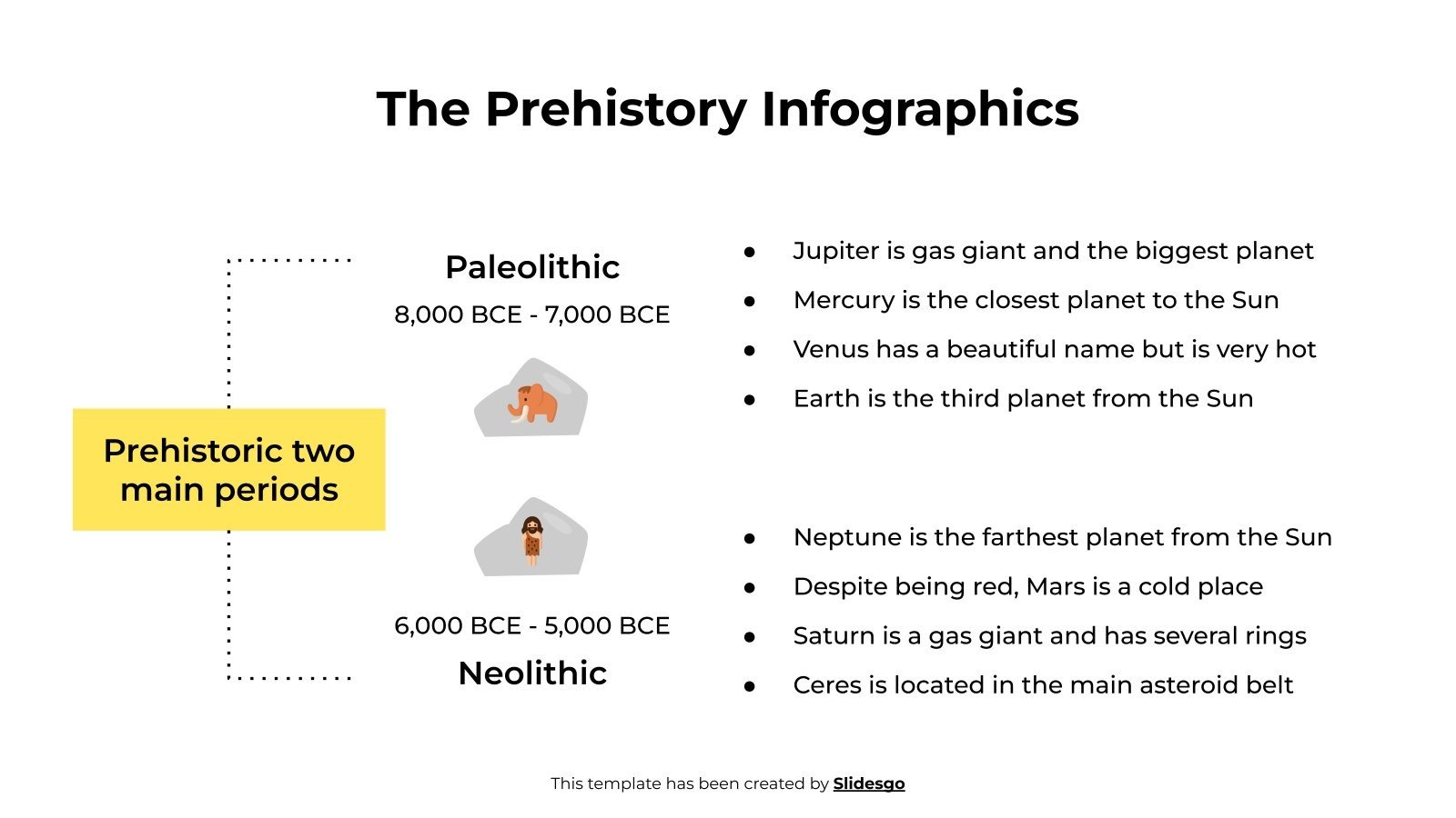 The Prehistory Infographics Template