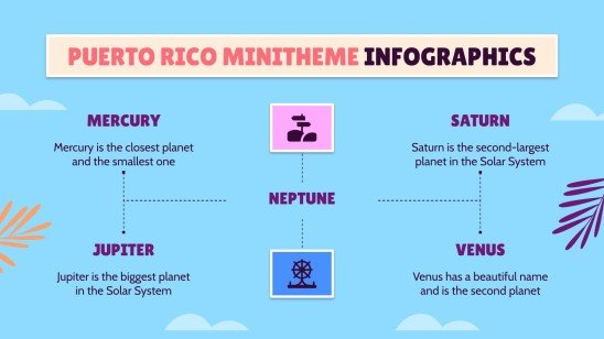 Puerto Rico Minitheme Infographics Template