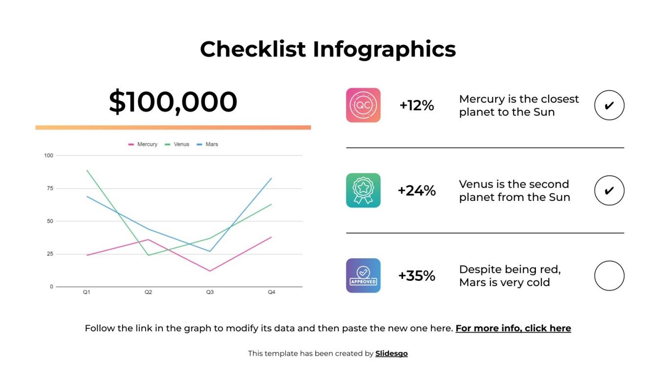 Checklist Infographics Template