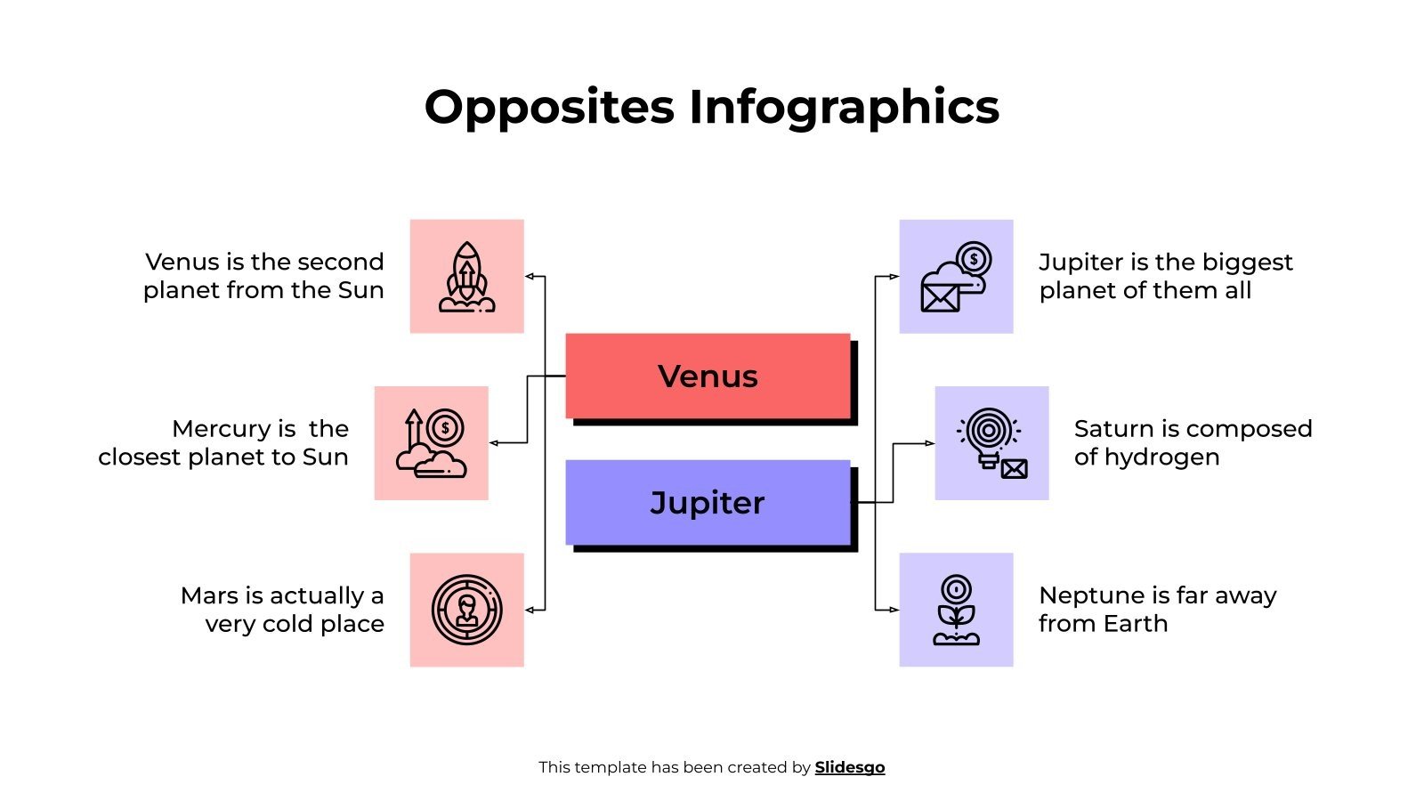 Opposites Infographics Template