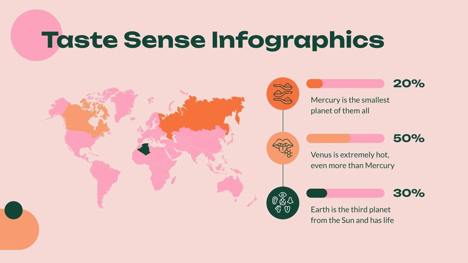 Taste Sense Infographics Template