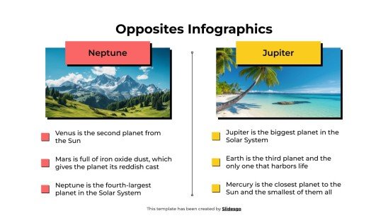 Opposites Infographics Template