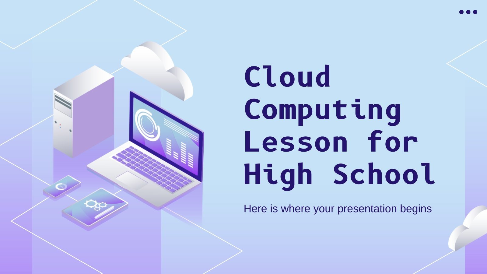 Cloud Computing Lesson for High School Presentation