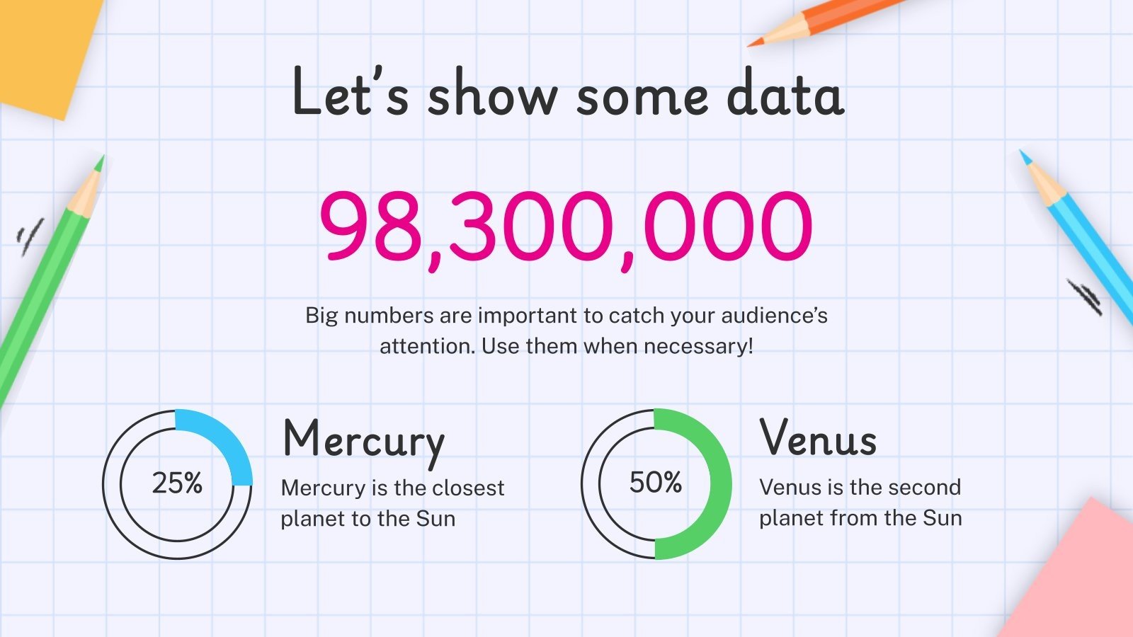 Crayons Theme for Classroom Presentation