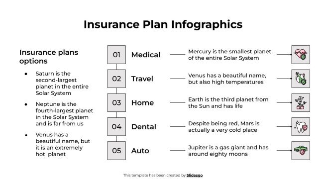 Insurance Plan Inforgraphics Presentation