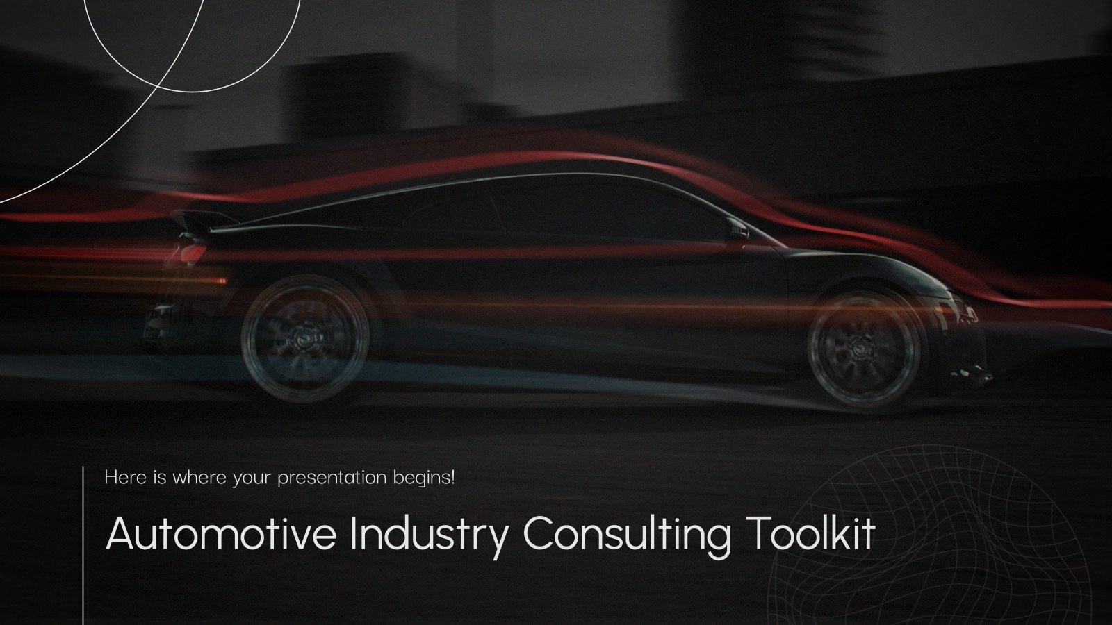 Automotive Industry Consulting Toolkit Presentation
