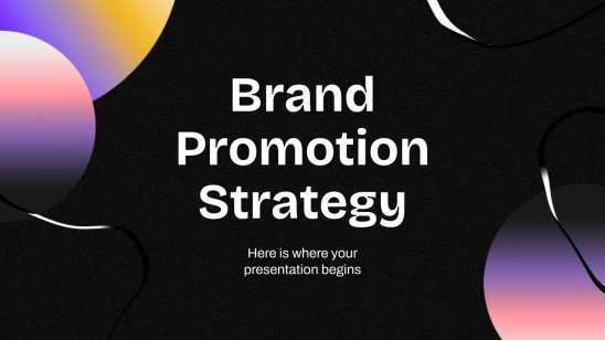 Brand Promotion Strategy Presentation Template Presentation