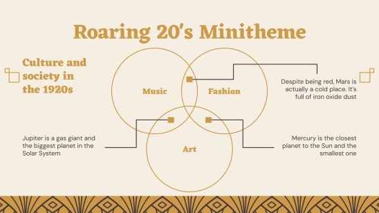 Roaring 20's Minitheme Infographics Template